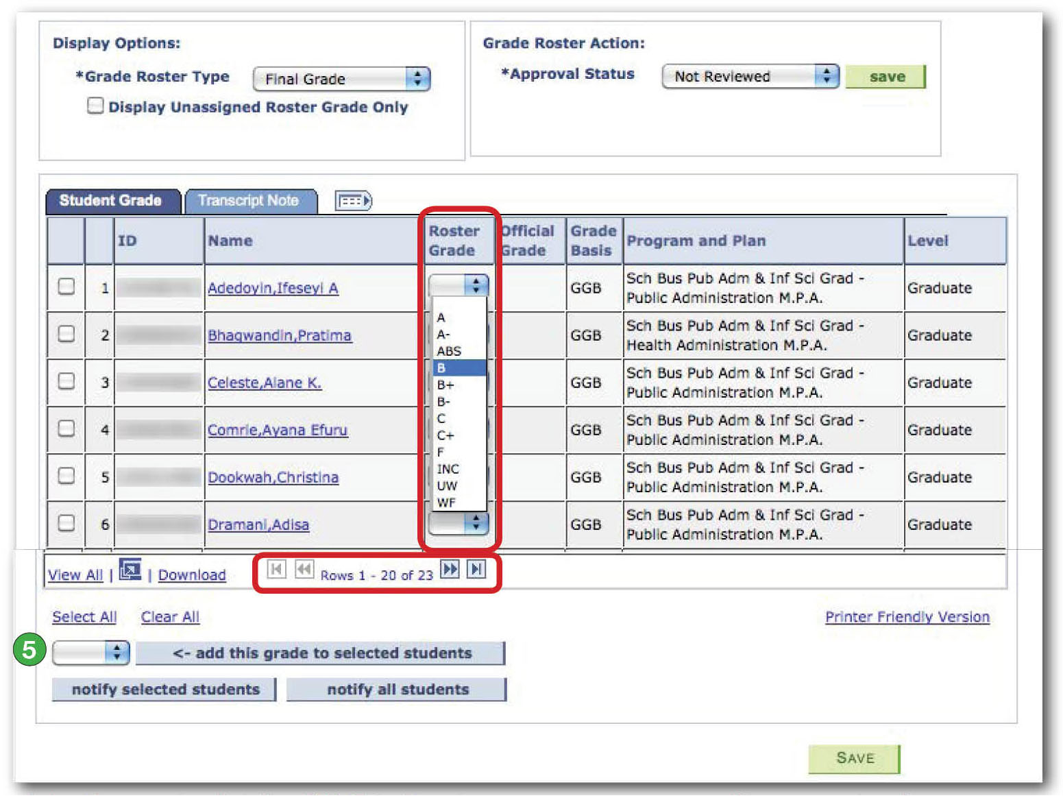 PeopleSoft Grading Guide – LIU Information Technology