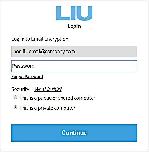 Encrypted Email – LIU Information Technology