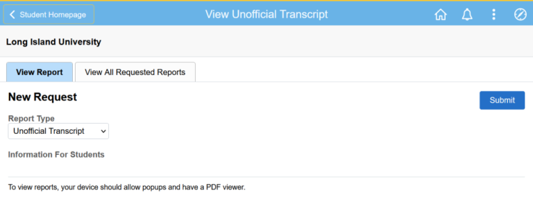 MyLIU – LIU Information Technology
