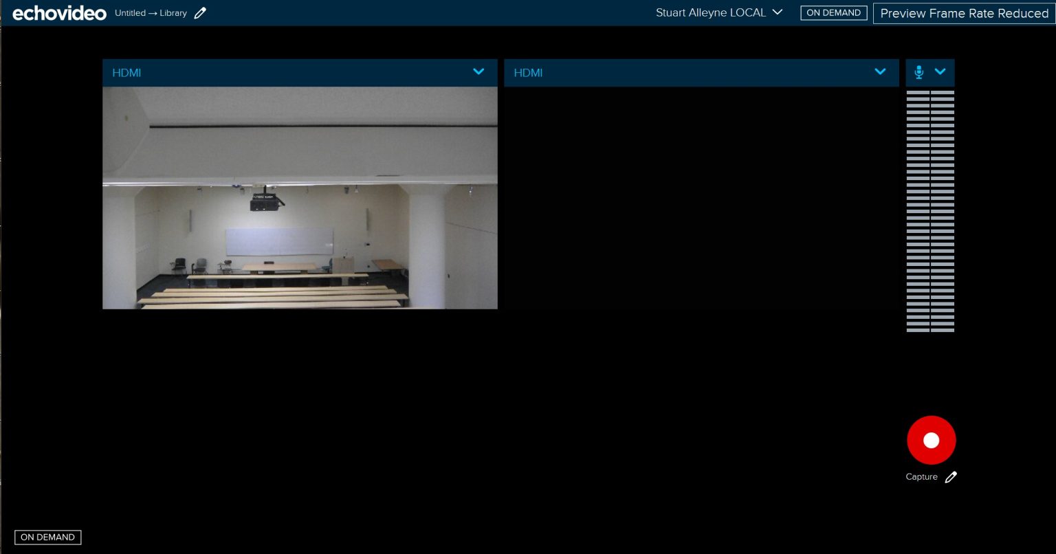 Echo360-Using Personal Capture – LIU Information Technology