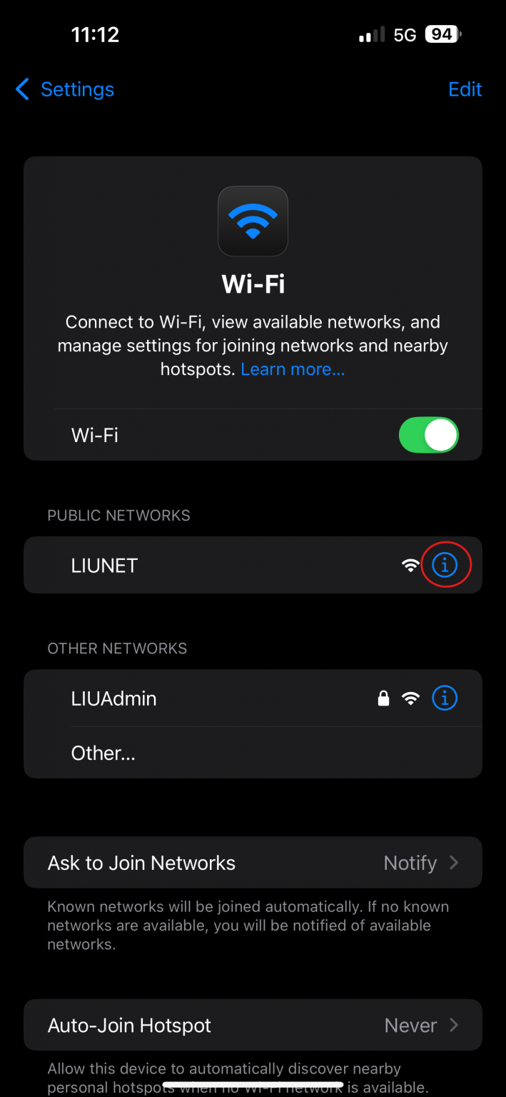 Wireless – LIU Information Technology