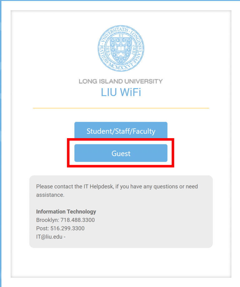 Wireless – LIU Information Technology