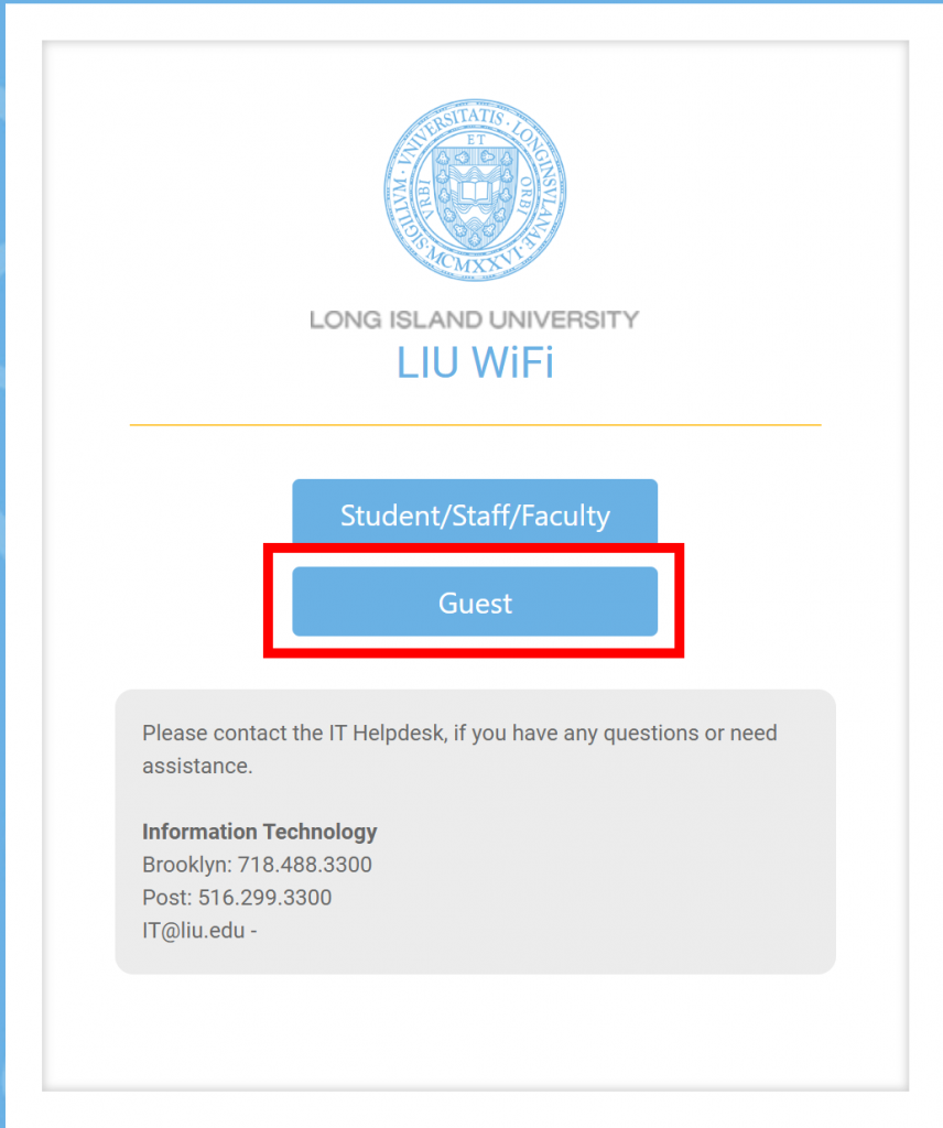 Wireless – LIU Information Technology